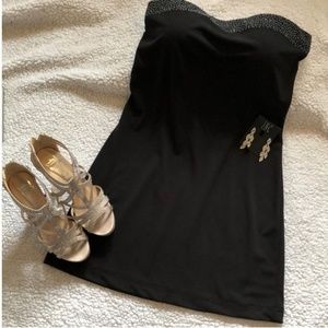 Tailor B. Moss | Dresses | B Moss Clothing Strapless Lbd | Poshmark